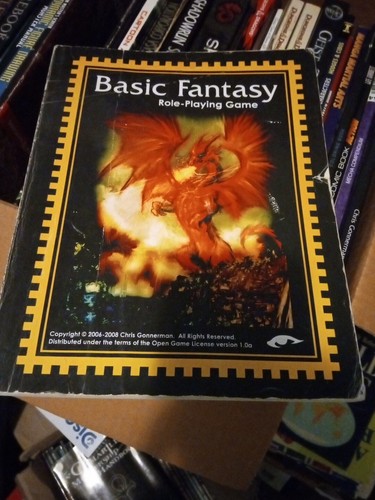 2006 Basic Fantasy RPG 3rd Edition Game Book Role Playing by The Old ...