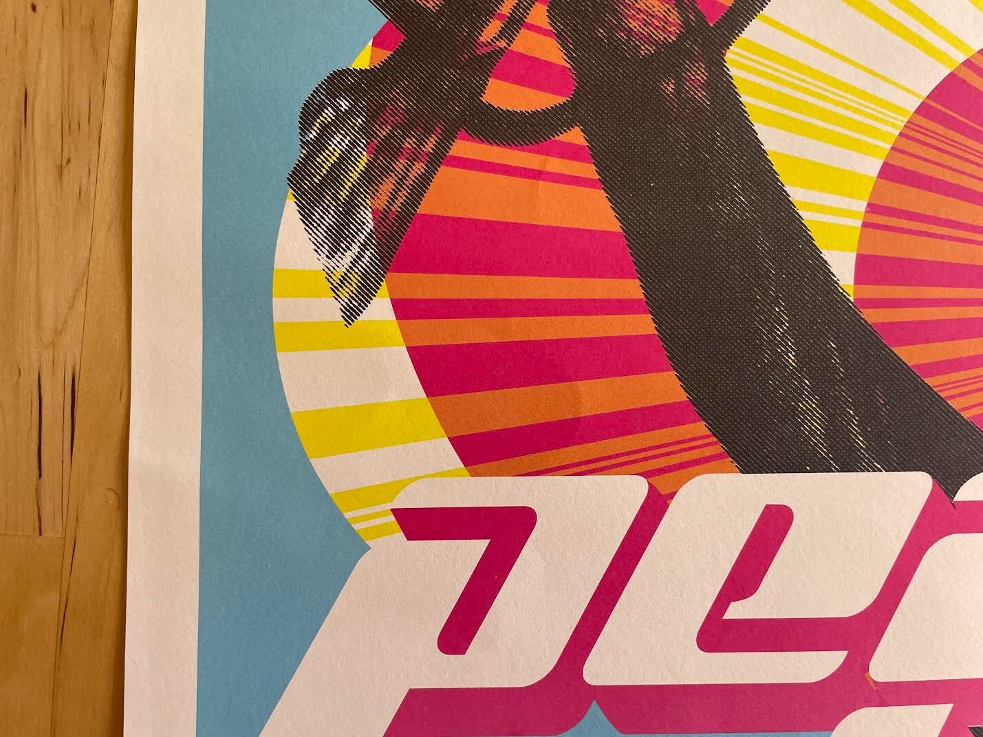 PEARL JAM 1998 CONCERT POSTER AMES BROS YIELD TOUR VIRGINIA BEACH PRINT ...