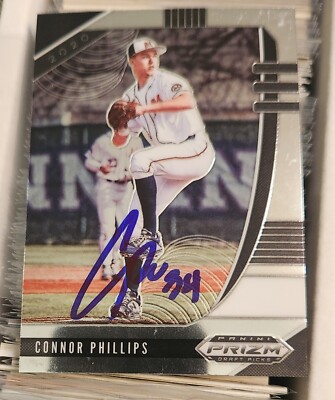 Connor Phillips Autograph Signed 2020 Panini Prism Cincinnati Reds | eBay