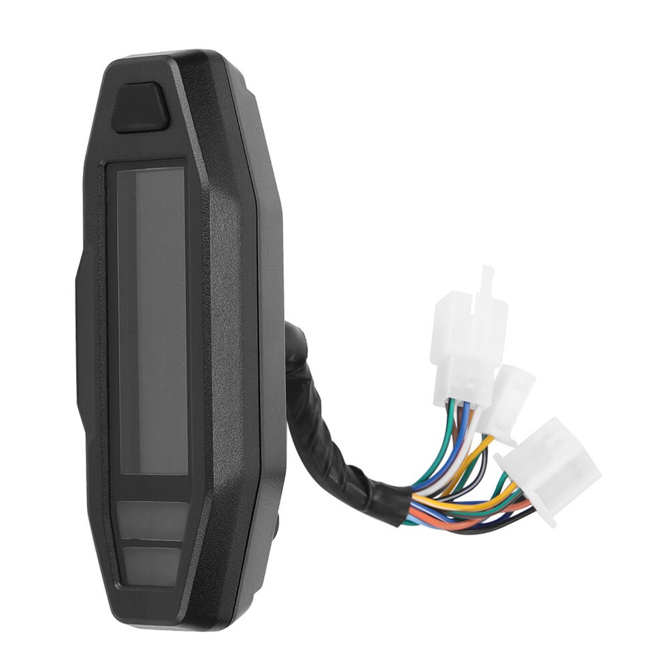 Mini Universal LCD Digital Motorcycle Meter Speedometer Digital Odo ...