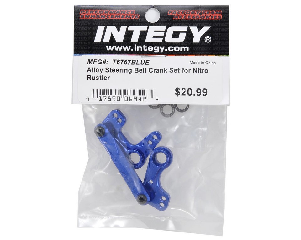 Team Integy Aluminum Steering Bellcrank Set for Traxxas Nitro Rustler ...