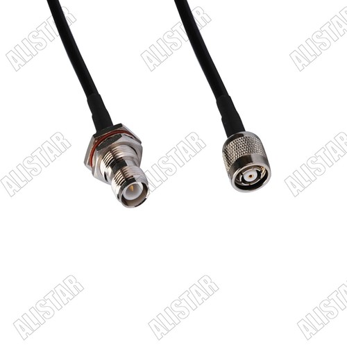 RP-TNC Female (Male Pin) to RP-TNC Male (Female Pin) Coax Cable KSR195 ...