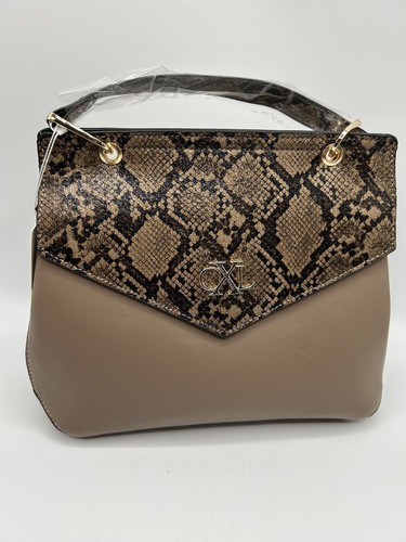 CXL by Christian Lacroix, Sable Prism Python, Dark Taupe, Crossbody ...