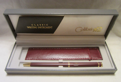 Colibri Classic Pen Writing Instrument For Women Burgundy w/Goldtone ...