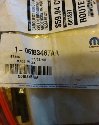 Mopar 05183467AA 6 Way Wiring | eBay