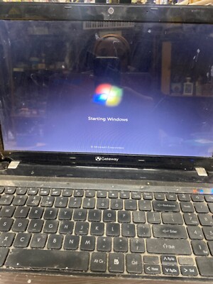 Gateway Laptop Windows 7 15in. Intel Core ** FOR PARTS- AS IS - TESTED ...