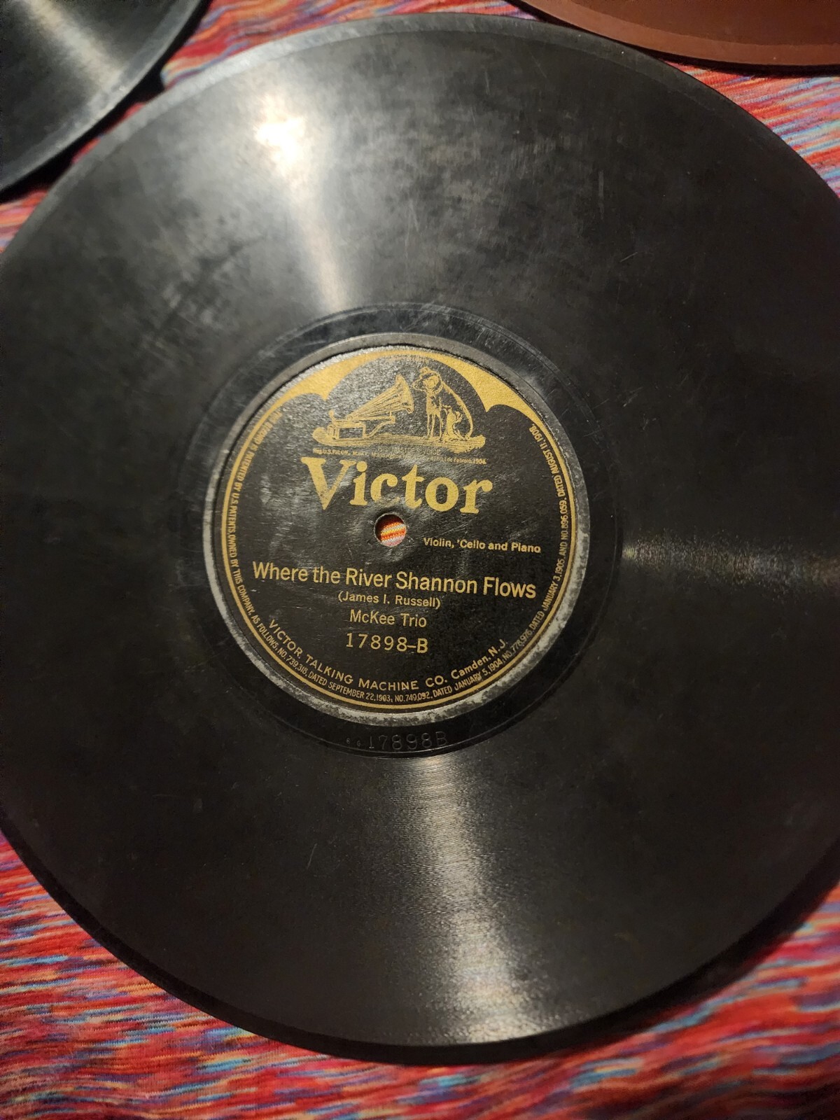 Rare 78 RPM Records- Patented. Read For Titles. Victor, Clarion, Velvet ...