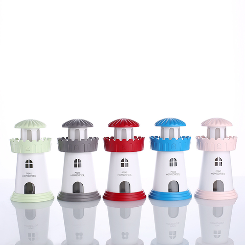 Lighthouse Humidifier Mini Night Light Desktop Air USB Humidifier ...