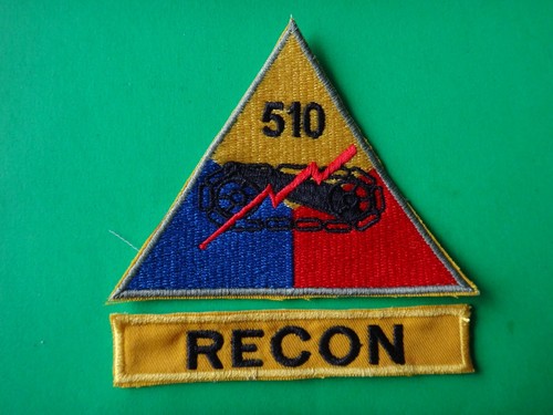 US Army 510th ARMORED Regiment Patch and RECON Tab | eBay