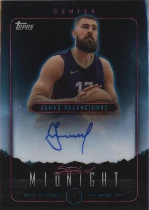 2023-24 Topps Midnight - Stroke of Midnight Autographs Jonas ...