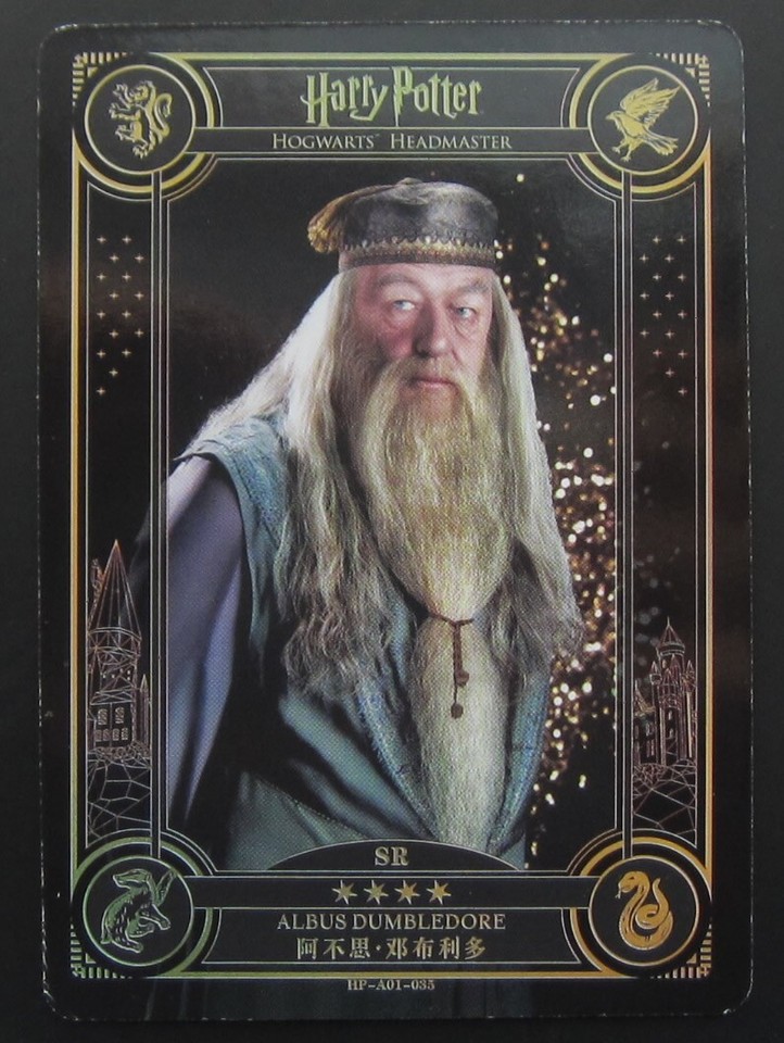 Harry Potter card-Aberforth Dumbledore,Albus Dumbledore SR A01-40,A01 ...