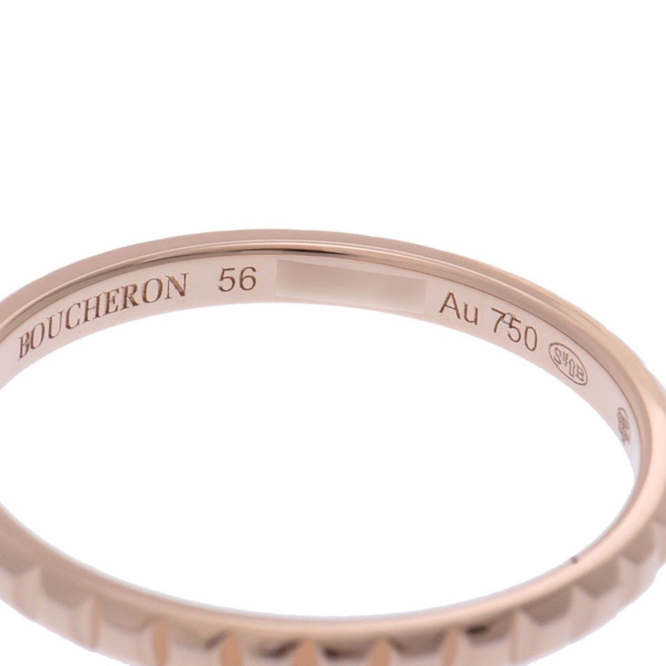 Boucheron Women Ring No. 16 18K pink gold PG JAL0116456 Clos de Paris ...