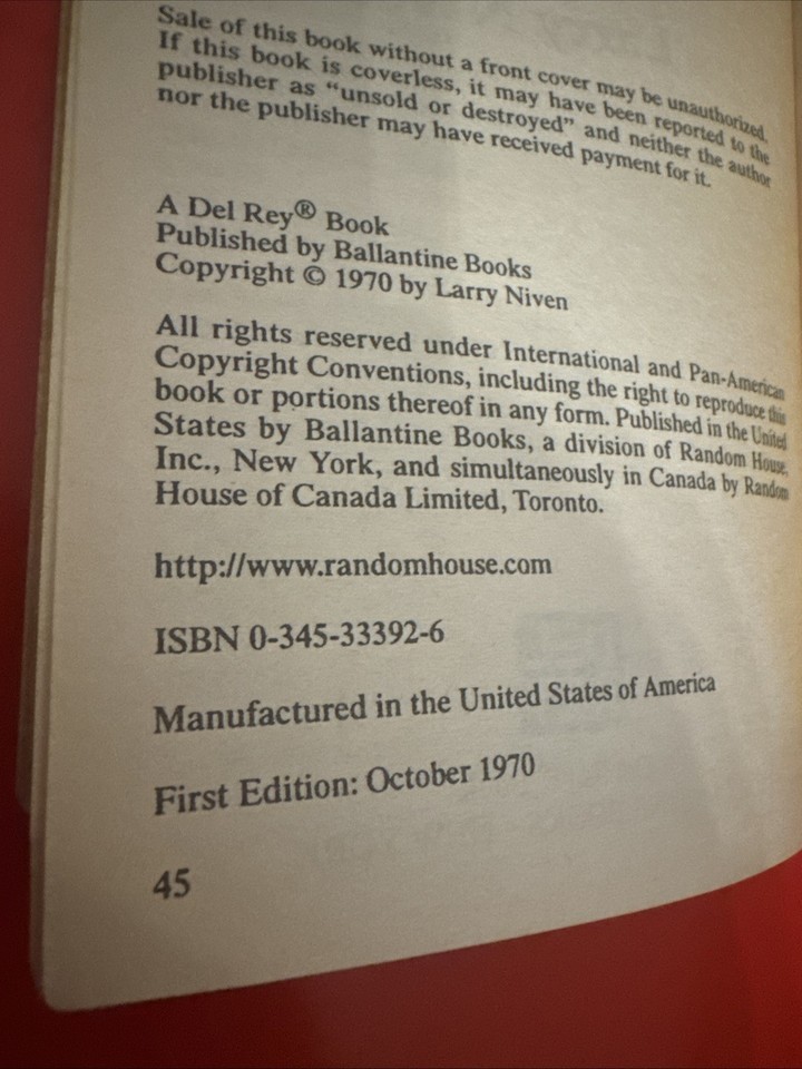 Larry Niven Lot 3 Ringworld Paperbacks Ringworld Engineers Throne | eBay