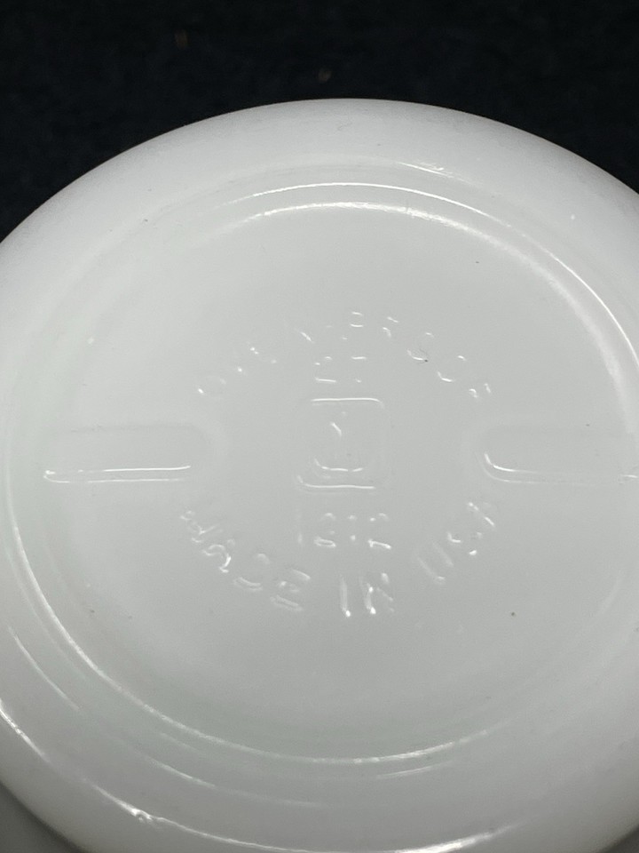 Anchor Hocking White 6 oz Milk Glass Mug (D Handle | eBay