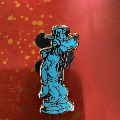 Disney Parks Hipster Themed D-tour Mini Pin Disney Blue Goofy ...