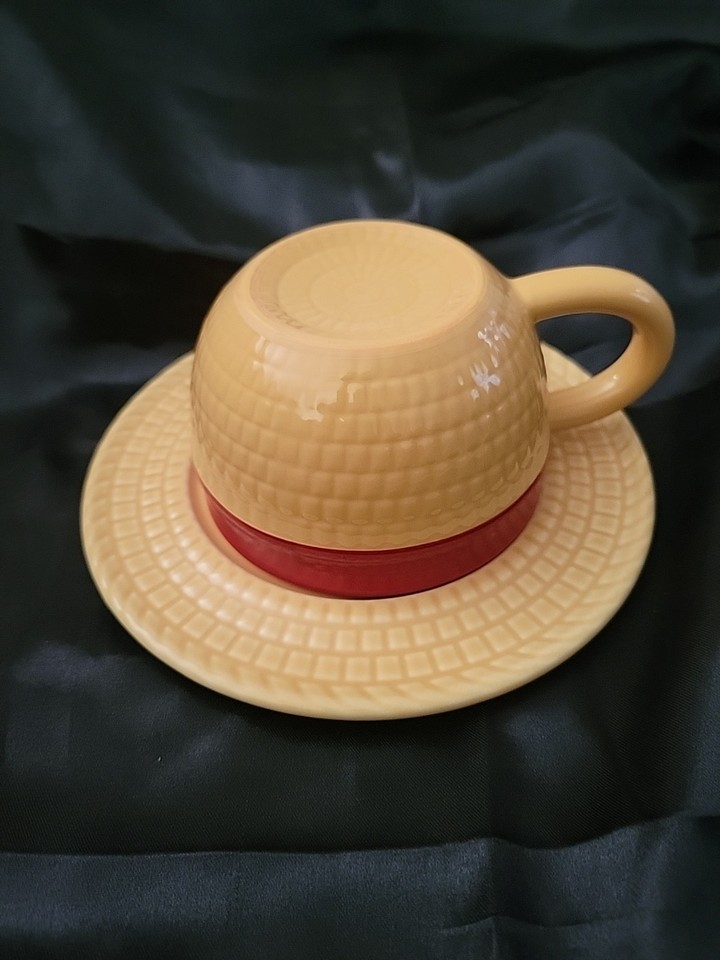 One Piece Luffy Straw Hat Ceramic Coffee Mug Fun Anime Gift New, No Box ...