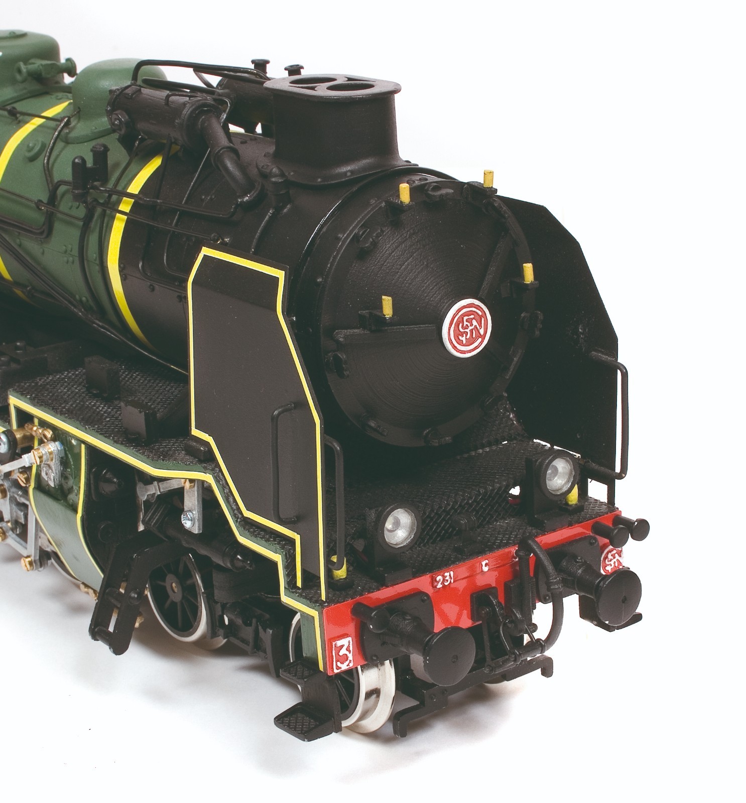 Occre Pacific 231 Train Locomotive 1:32 Scale Wood & Metal Model Kit ...