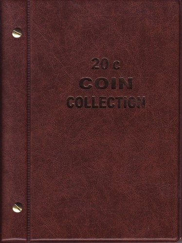 V.S.T Brown 20c. Album is for Circulated Australian coins new page 1966 ...