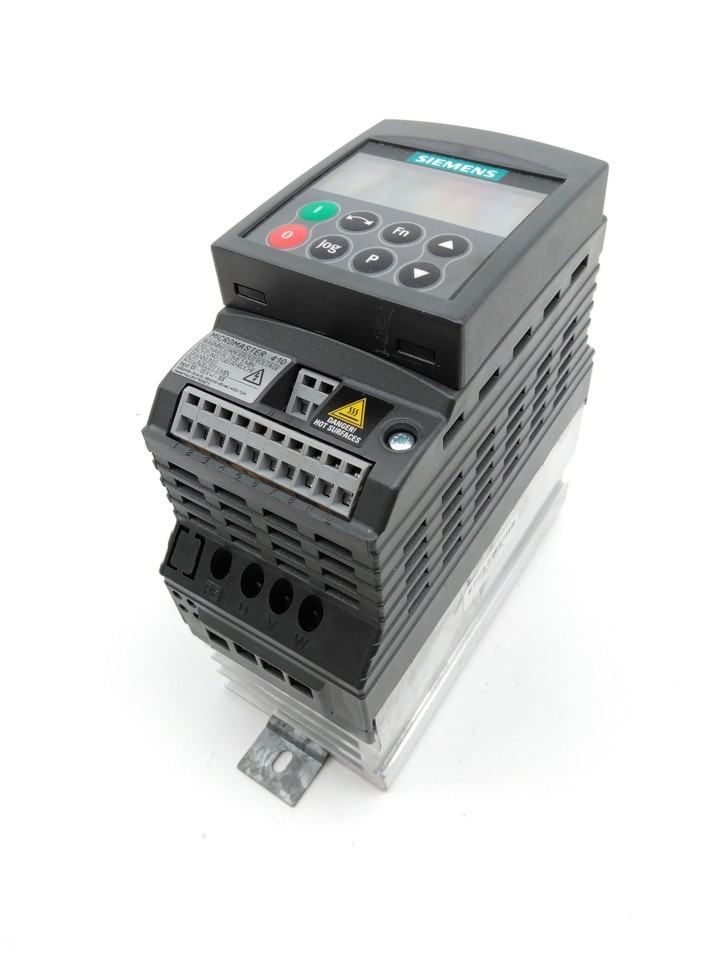 Siemens 6SE6410-2UA15-5BA0 MicroMaster 410 AC Drive, 120V with Operator ...