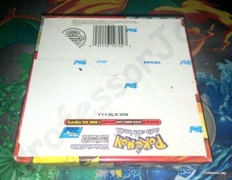 TOPPS POKEMON CARDS SERIES 1 SEALED BOOSTER BOX 36 PACKS SEALED RARE ...