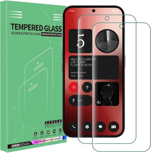 For Nothing Phone (2a) Plus Screen Protector Tempered Glass 9H Hardness ...