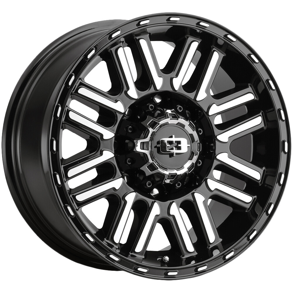 Vision 348 Nexus 18x8.5 5x150 +18mm Black/Machined Wheel Rim 18" Inch ...