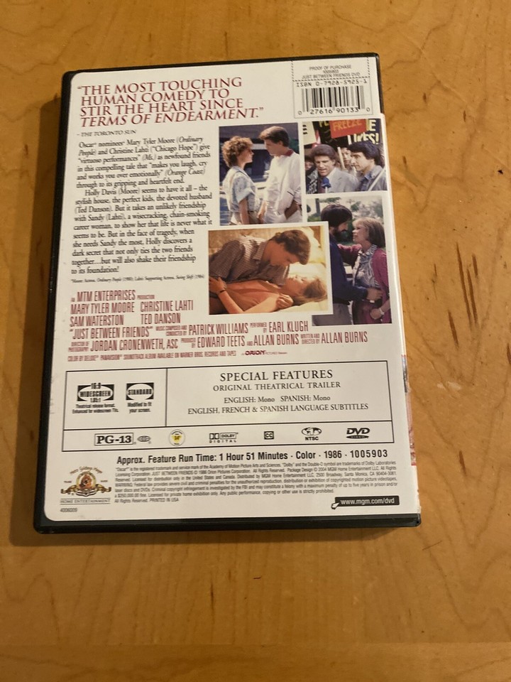 Just Between Friends (DVD) Mary Tyler Moore 27616901330| eBay