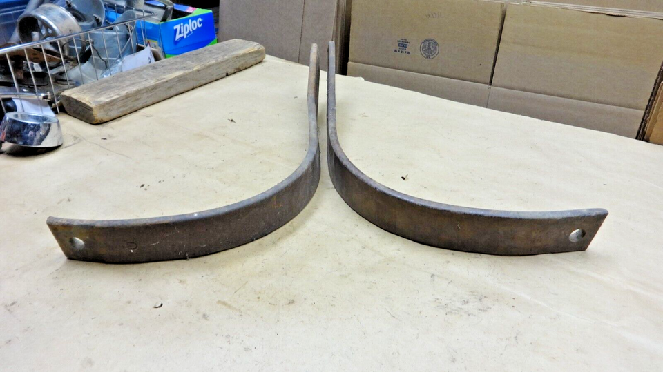 1928 1929 Model A Ford FRONT BUMPER BRACKETS Original pair | eBay