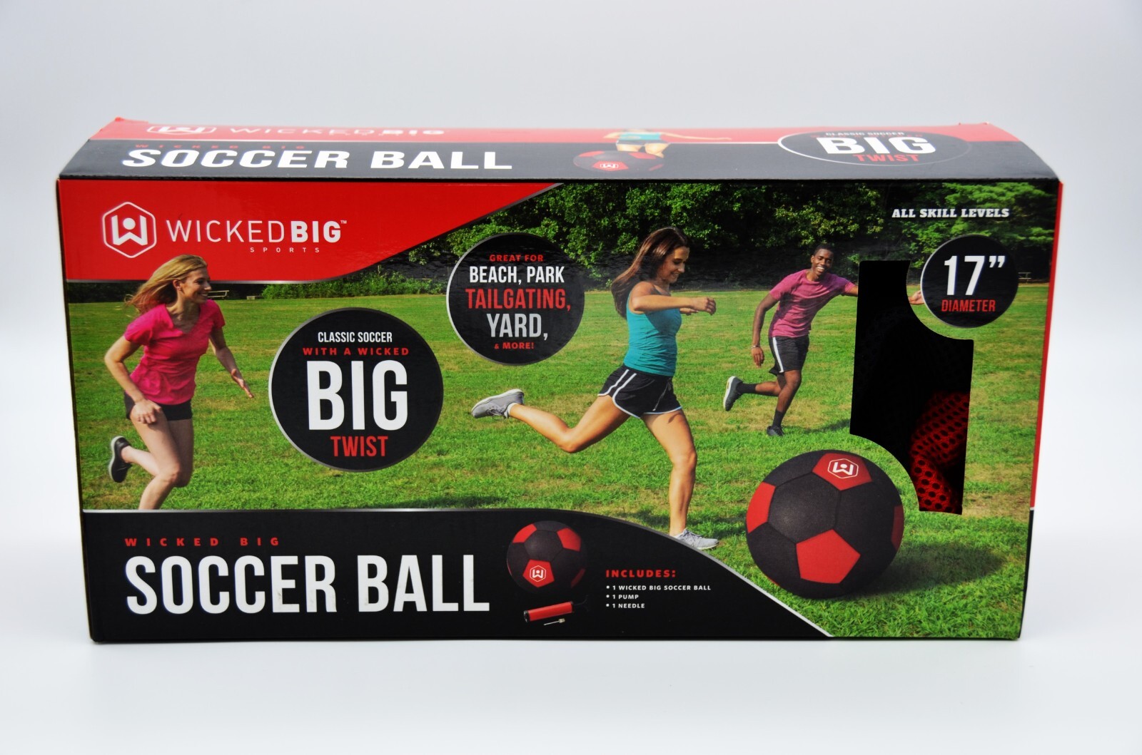 18" Wicked Big Sports Soccer Ball Supersized for Outdoor Sport Tailgate ...