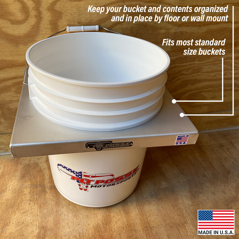 Pit Posse 5 Gallon Bucket Holder Rack-Made in USA- Fits Yeti or ...