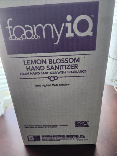 24 FoamyiQ® Sanitizer Foam 42OZ 1.25L Lemon Blossom Refills Foamy IQ ...