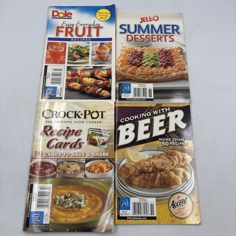 Lot 26 PIL Name Brand Monthly Cookbooks- Recipe Booklets Savory-Desert ...