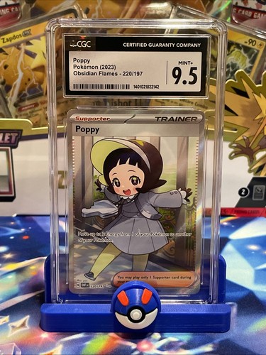 Pokémon TCG Poppy SV03: Obsidian Flames 220/197 CGC 9.5 | eBay