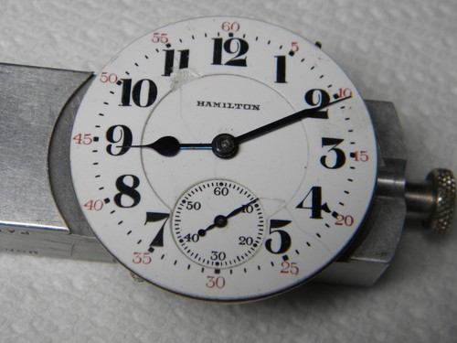 Hamilton 992 21J 16S Pocket Watch Movement Only to Restore Repair or ...