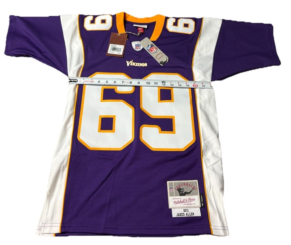 MITCHELL & NESS MINNESOTA VIKINGS S JARED ALLEN LEGACY JERSEY NWT ...