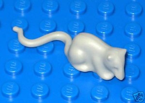 NEW Lego Gray Rat Mouse Rodent Light BluishGray ar19 | eBay