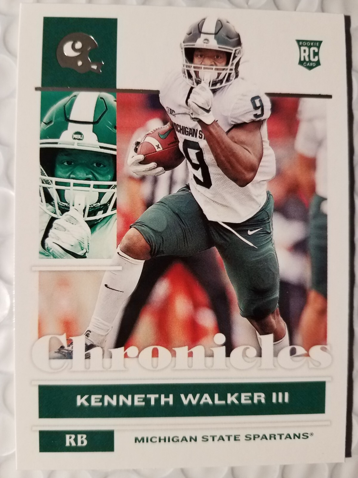 KENNETH WALKER III MICHIGAN STATE 2022 PANINI CHRONICLES DRAFT PICKS ...