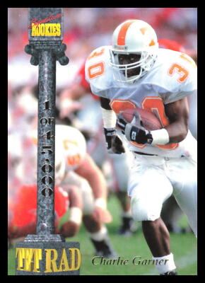 1994 Signature Rookies Tetrad Charlie Garner #VII Tennessee Volunteers ...
