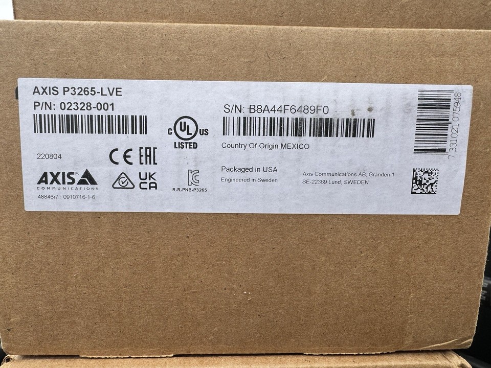 AXIS P3265-LVE Dome Camera | eBay