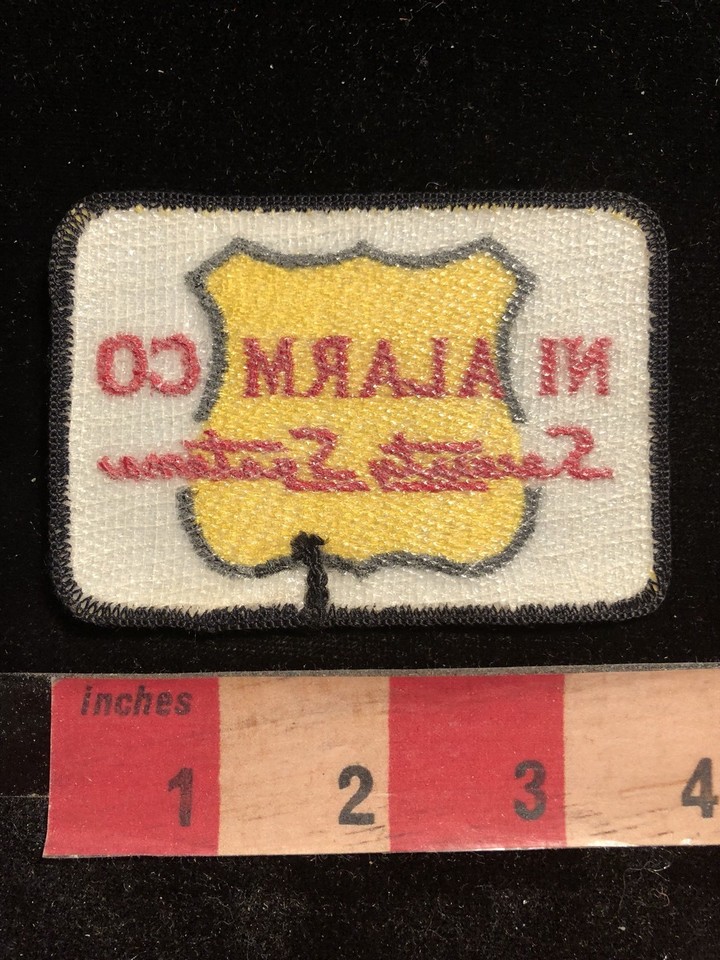 Vtg NI ALARM CO. SECURITY SYSTEMS Advertising Patch 00M6 | eBay