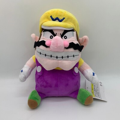 Super Mario Wario Plush Soft Toy Doll Teddy 10" | eBay UK