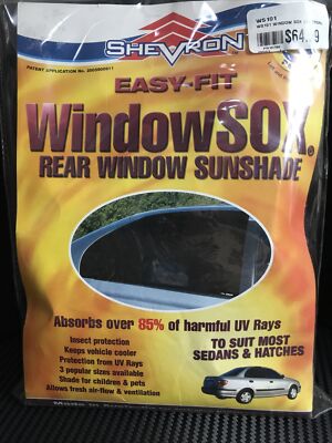 Window Sox Sock Pair WS101 Universal Suits Most Hatches Sedans Baby ...