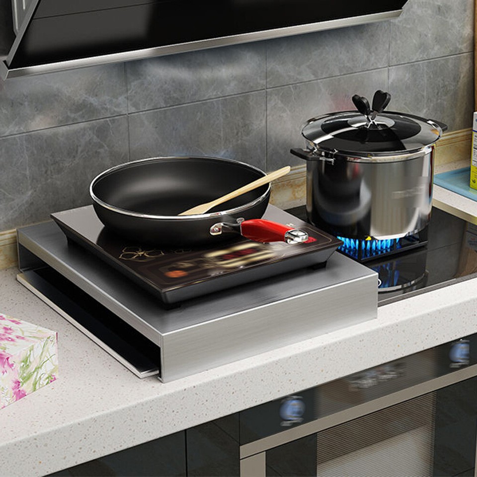 Stainless Steel Stove Top Cover Kitchen Gas Stove Top Burner Cover ...