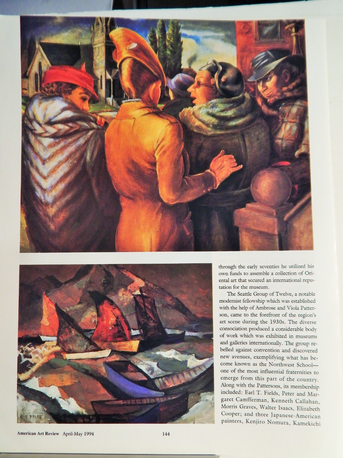 AMBROSE PATTERSON / DAVID MCCOSH ART PIECES VTG ORIG 1994-2 ...