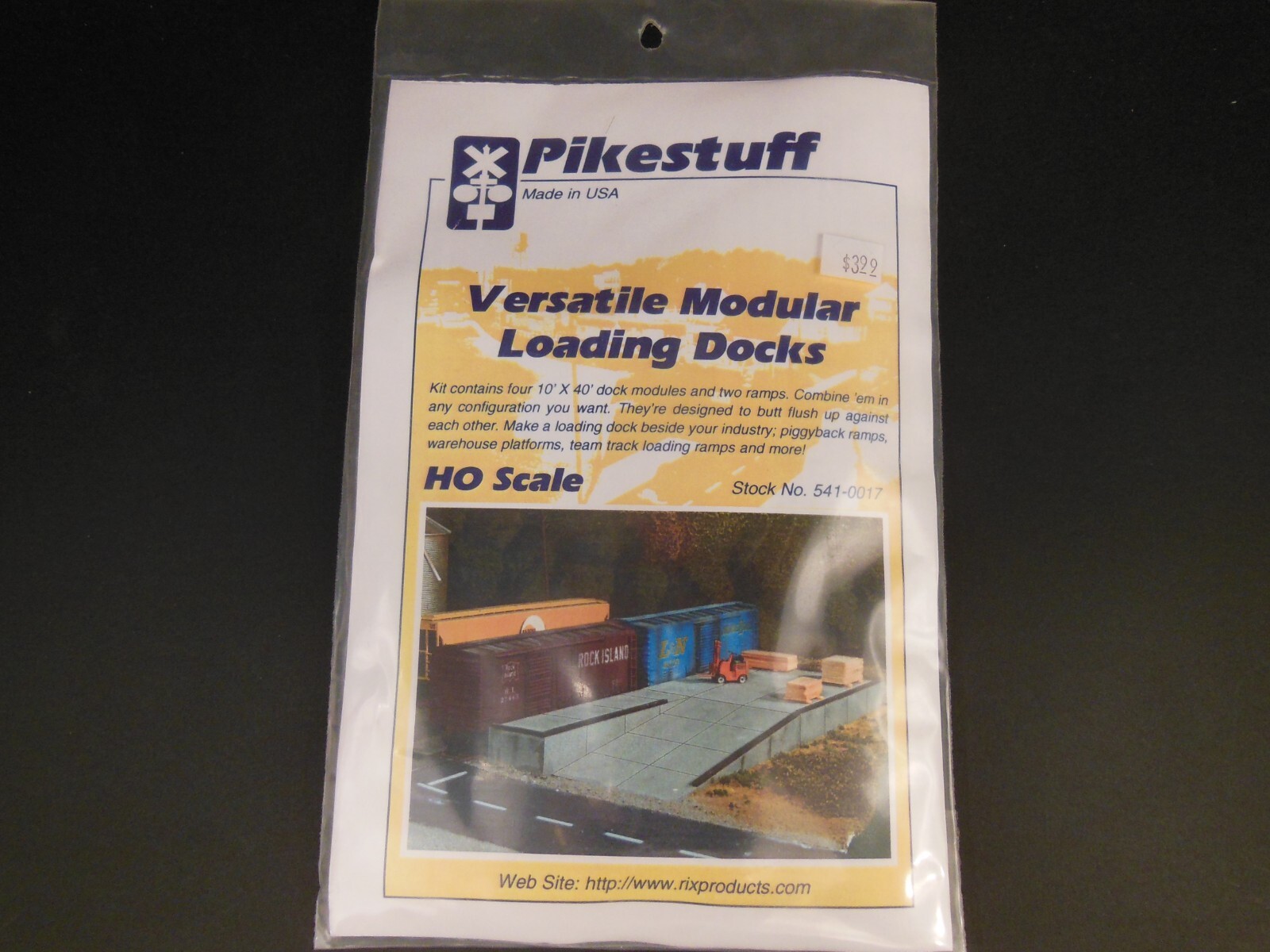 HO SCALE PIKESTUFF 541-0017 VERSATILE MODULAR LOADING DOCKS STRUCTURE ...