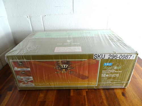 SMC The Royal Flush 52" Decorative Ceiling Fan Polished Brass 296-0987 ...