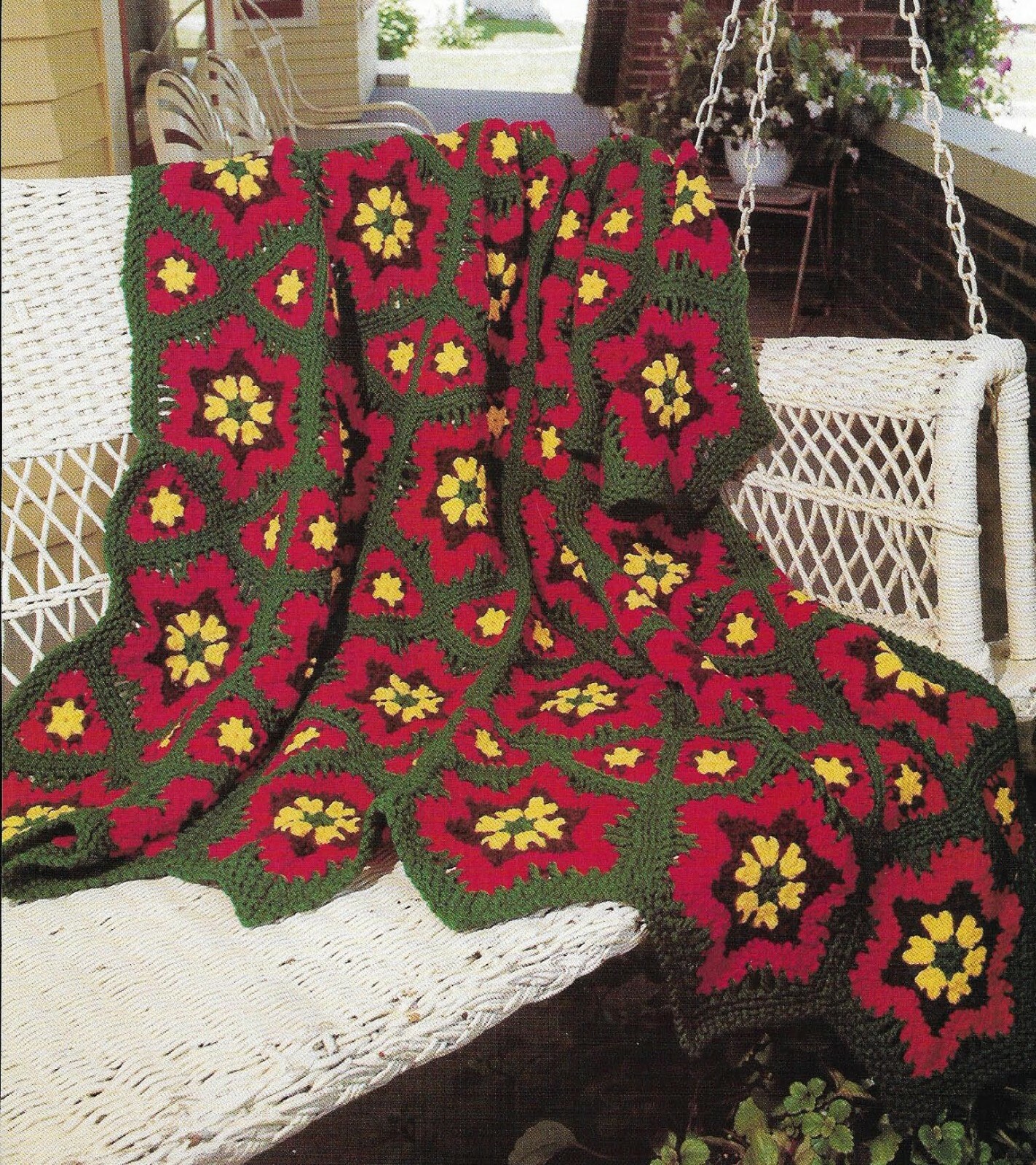 SPARAXIS & PRIMROSE AFGHAN HOME DECOR CROCHET PATTERN INSTRUCTIONS | eBay