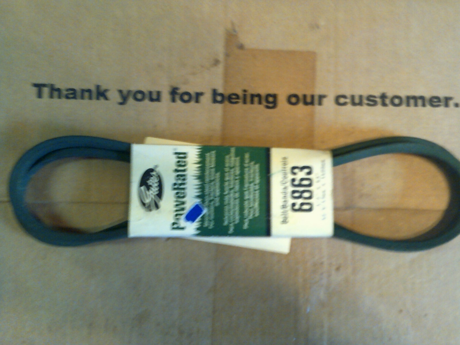 1 of Gates PoweRated part # 6863 Belt 4L-630 1/2 X 63" Stens 248-063 | eBay