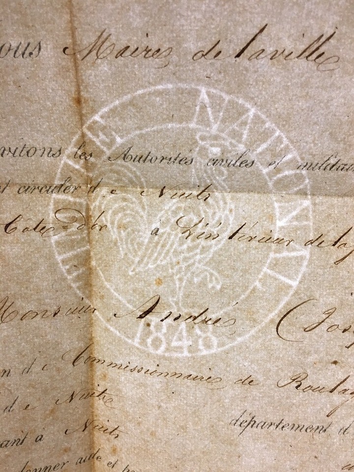 ANTIQUE PASSPORT 1851 | eBay