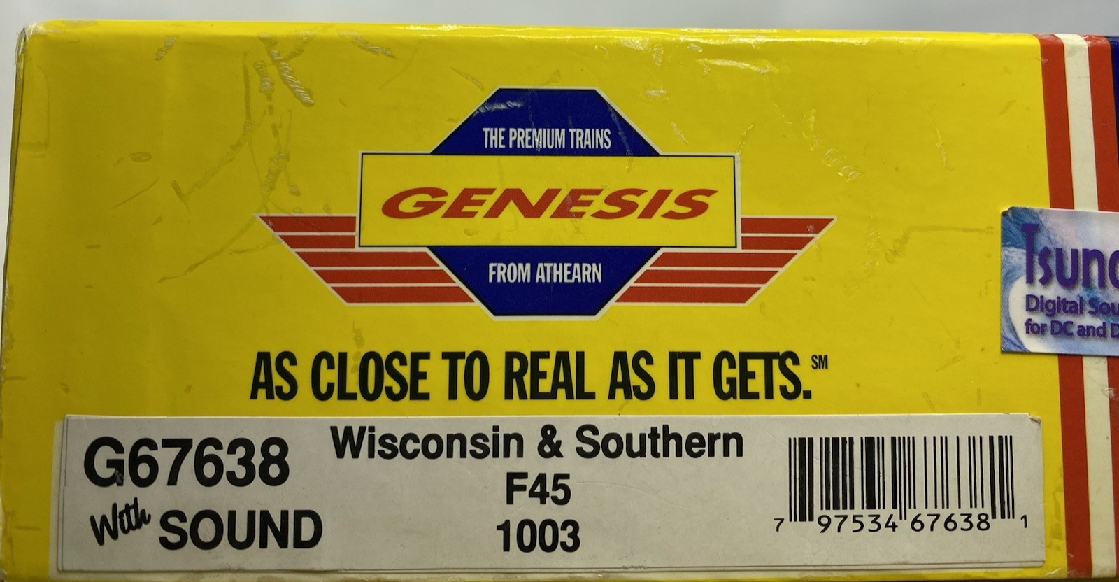 Athearn Genesis HO Scale F45 Wisconsin & Southern WSOR 1003 DCC Tsunami ...